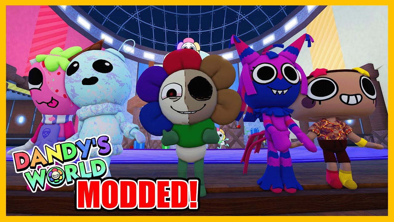Playing Modded Dandy S World Dandy S World Live Youtube