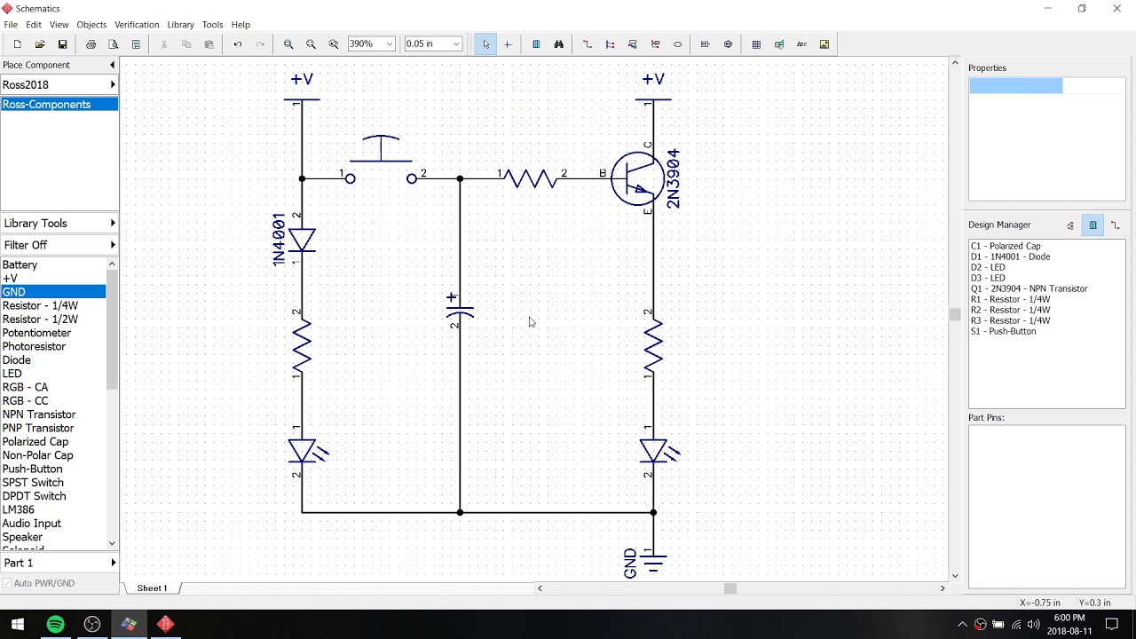 Diptrace 2 Schematic Youtube