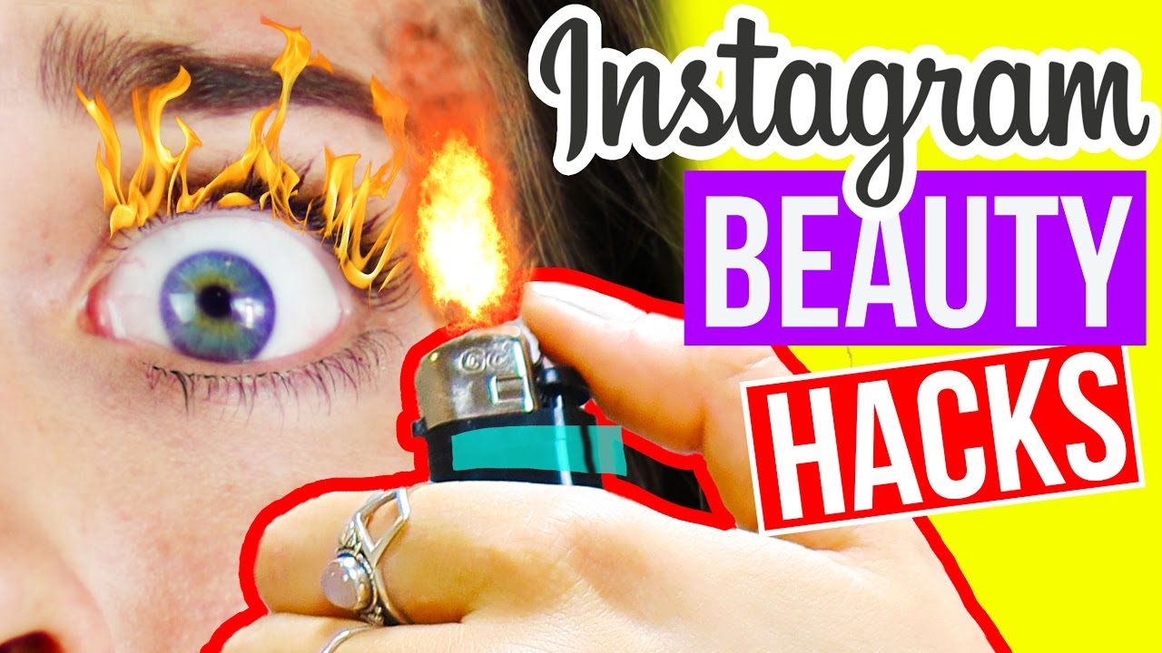 Crazy Instagram Beauty Hacks Skurrile Trends Live Test Youtube