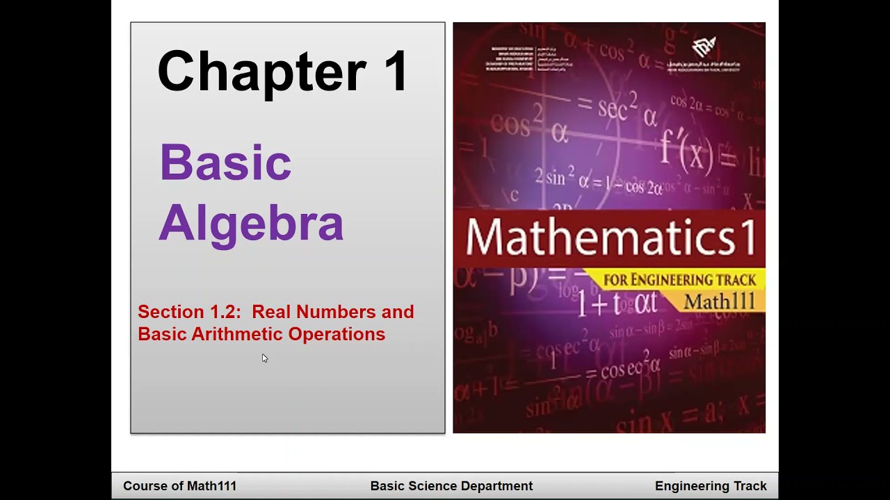Sec 1 2 Part 1 Math111 Iau Youtube