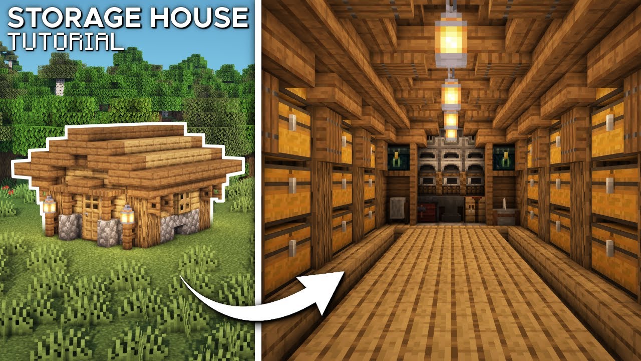 How To Build A Storage House In Minecraft At Elmer Llanes Blog