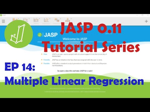 Jasp 0 11 1 Tutorial Multiple Linear Regression Episode 14 Youtube