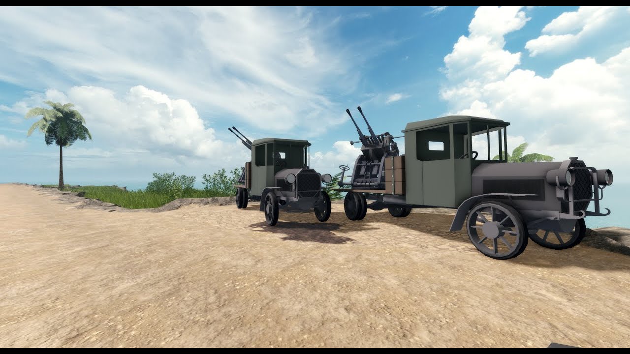 Trying Out New Anti Aircraft Truck Roblox Airship Assault Youtube