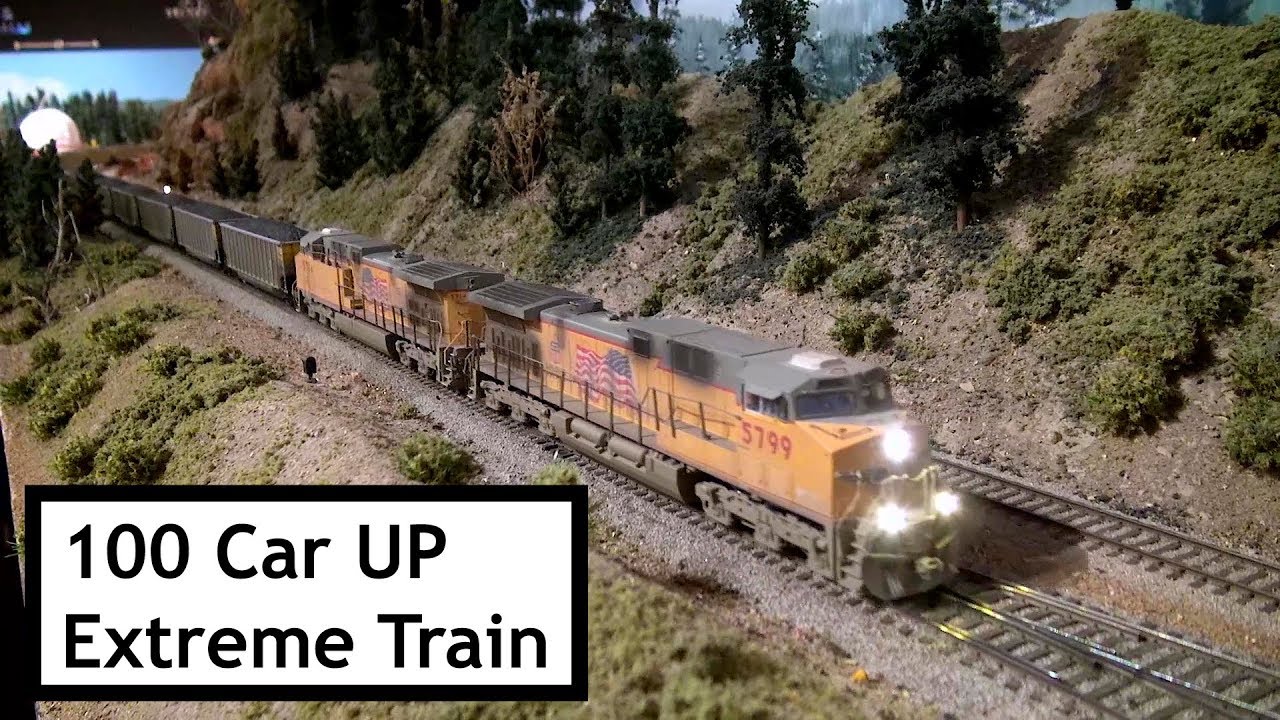 100 Car Union Pacific Coal Train At Extreme Trains November 2018 Youtube
