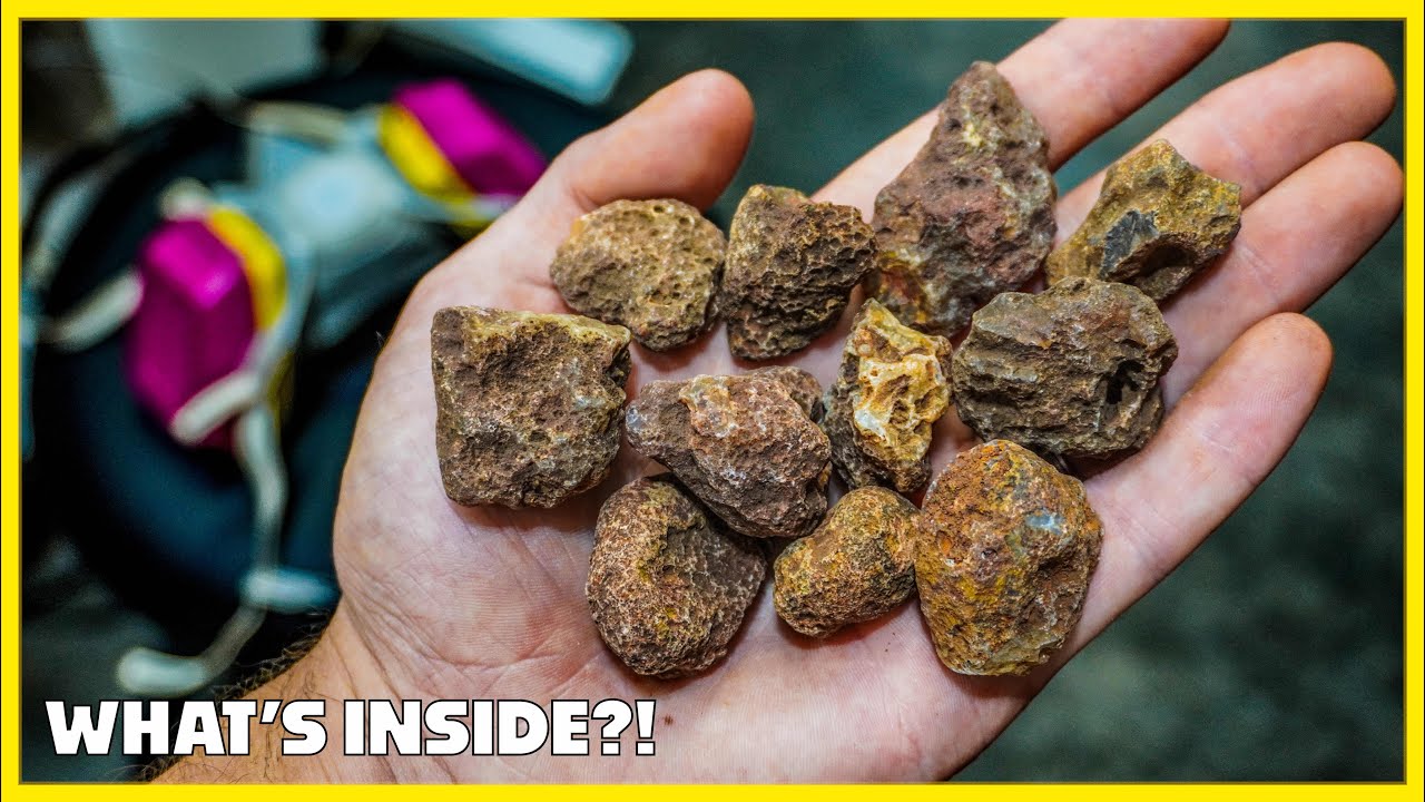Are These Ugly Agate Nodules Beautiful Inside Youtube