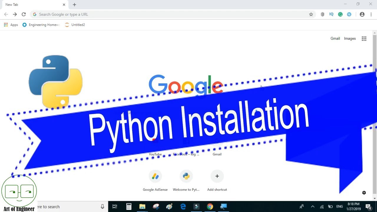 Python Tutorial 2 Downloading And Installing Python Hello World