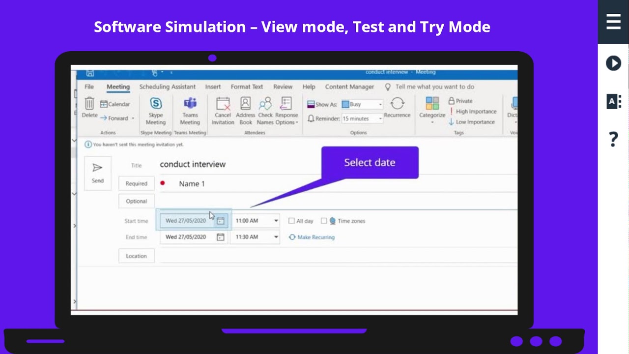 Software Simulation Example Youtube