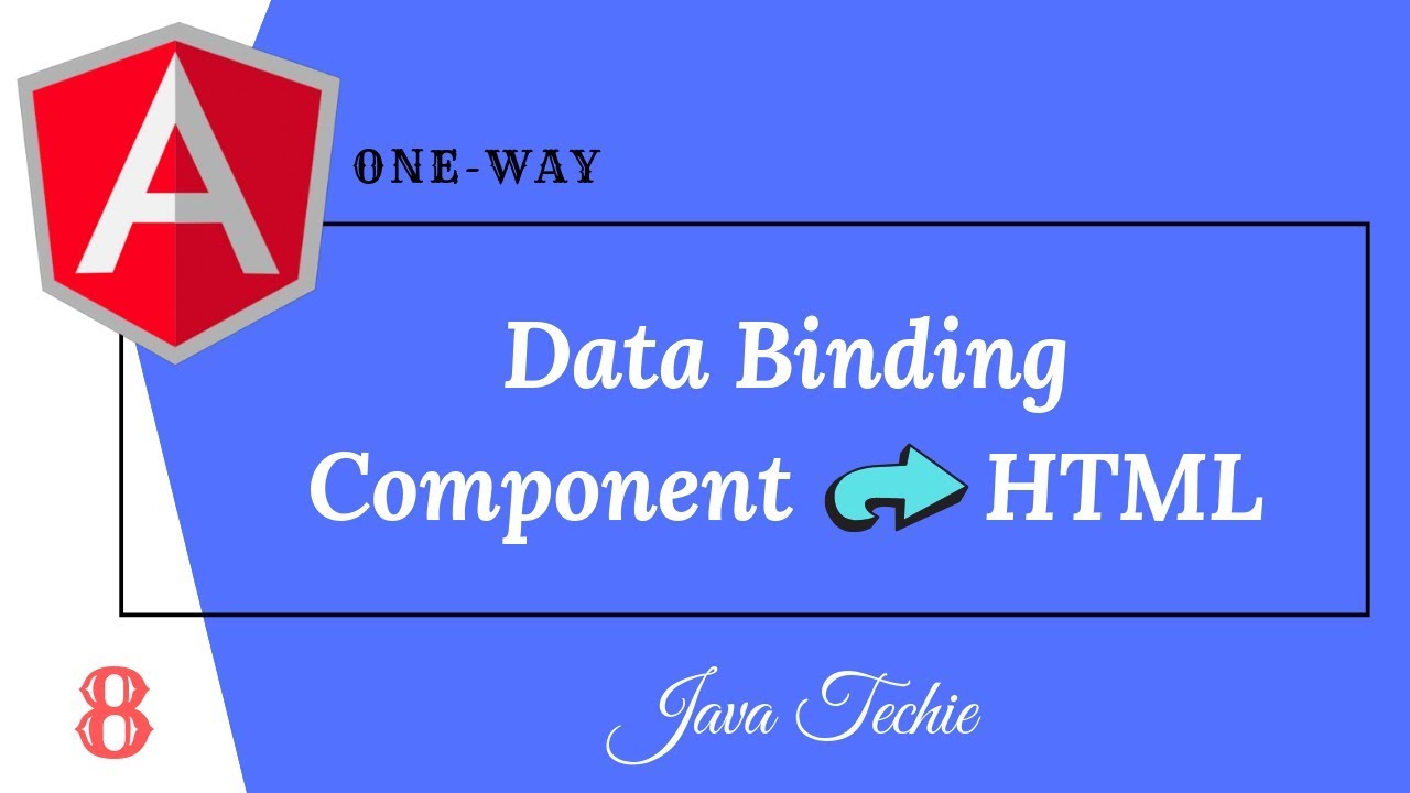 Angular 8 One Way Data Binding Example Java Techie Youtube