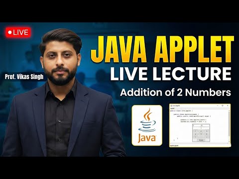 Java Applet Live Lecture With Students Whole Applet Program