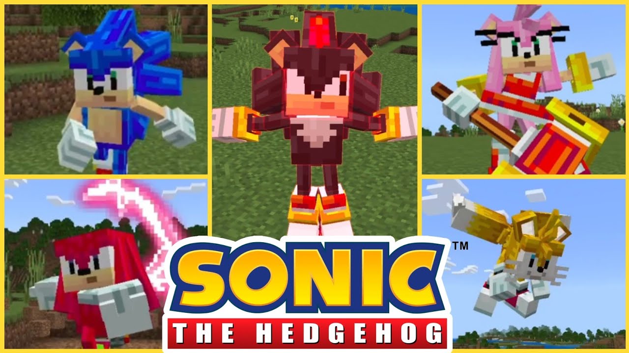 Minecraft Sonic The Hedgehog Add On All Characters And Abilities