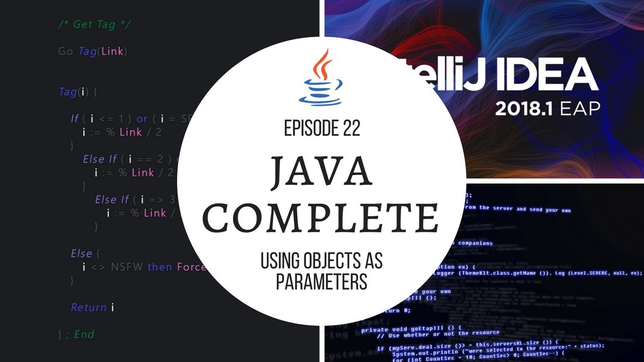 Java Complete Tutorial Ep 22 Using Objects As Parameters Youtube