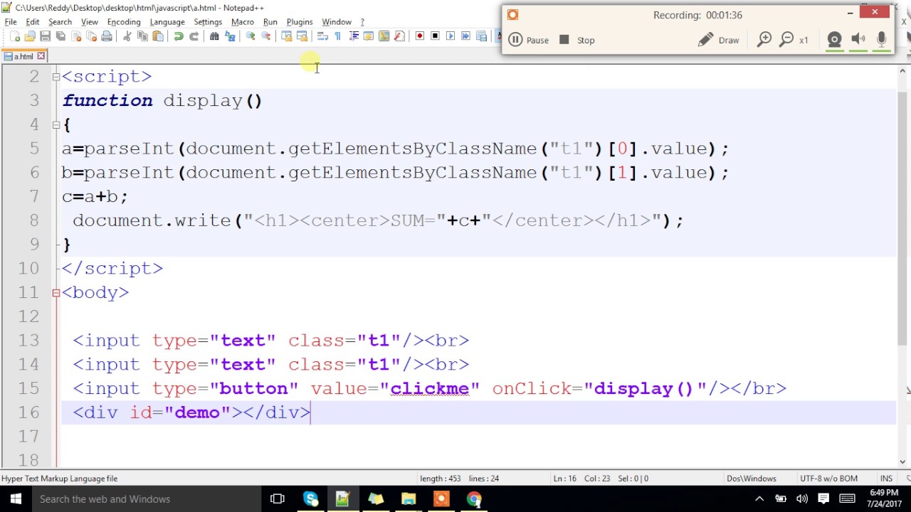 What Is Innerhtml In Javascript Explained With Example Youtube