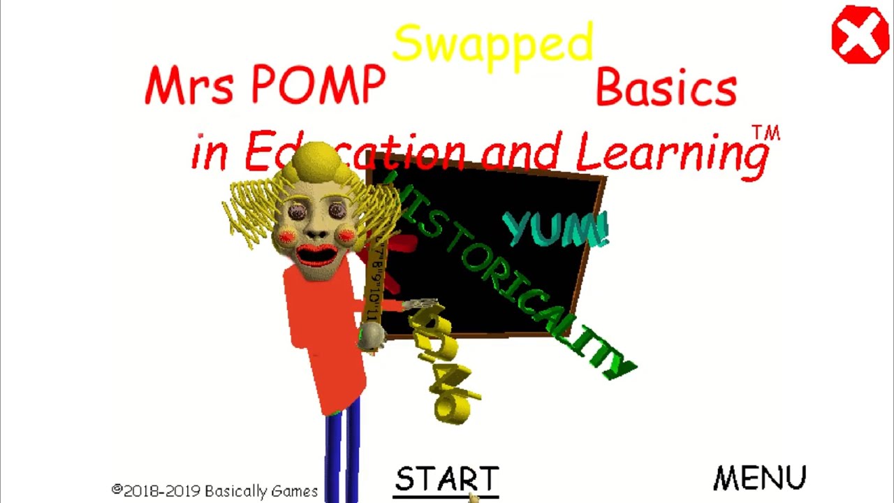 Mrs Pomp Swapped Basics Baldi Mod Youtube