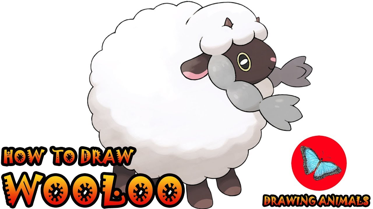 How To Draw Wooloo Pokemon Drawing Animals Youtube