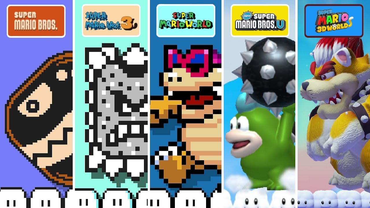 Super Mario Maker 2 All Enemies Youtube