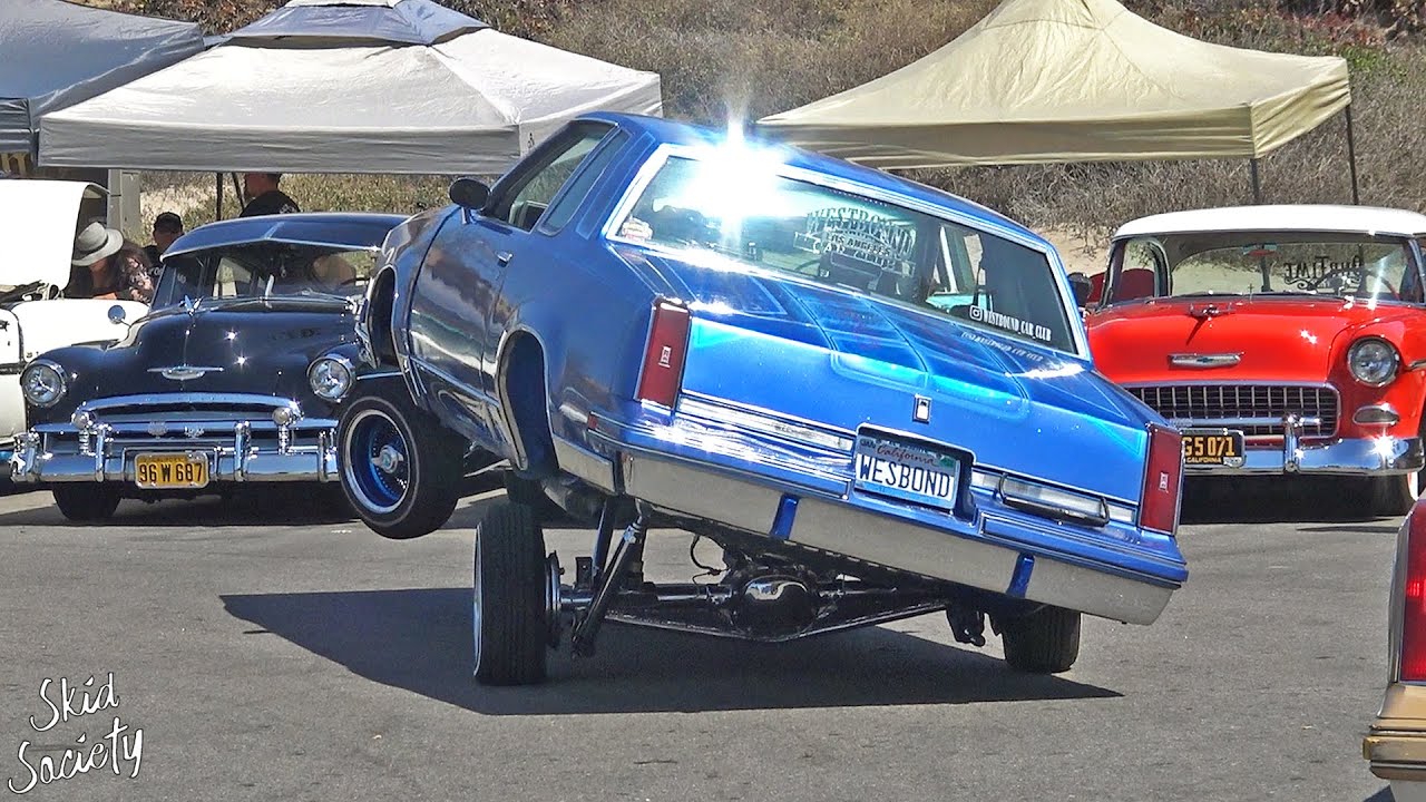 Lowrider Cruise At The Beach Los Angeles California Youtube