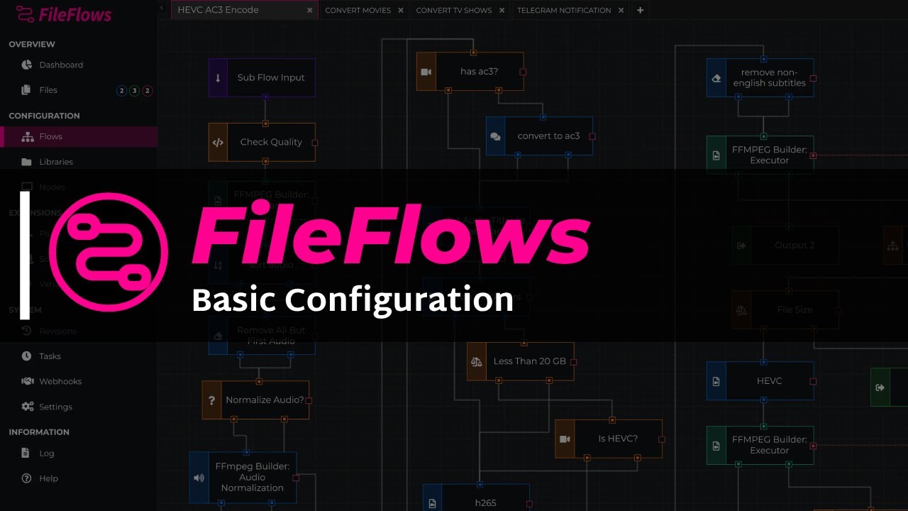 Fileflows Basic Configuration Youtube