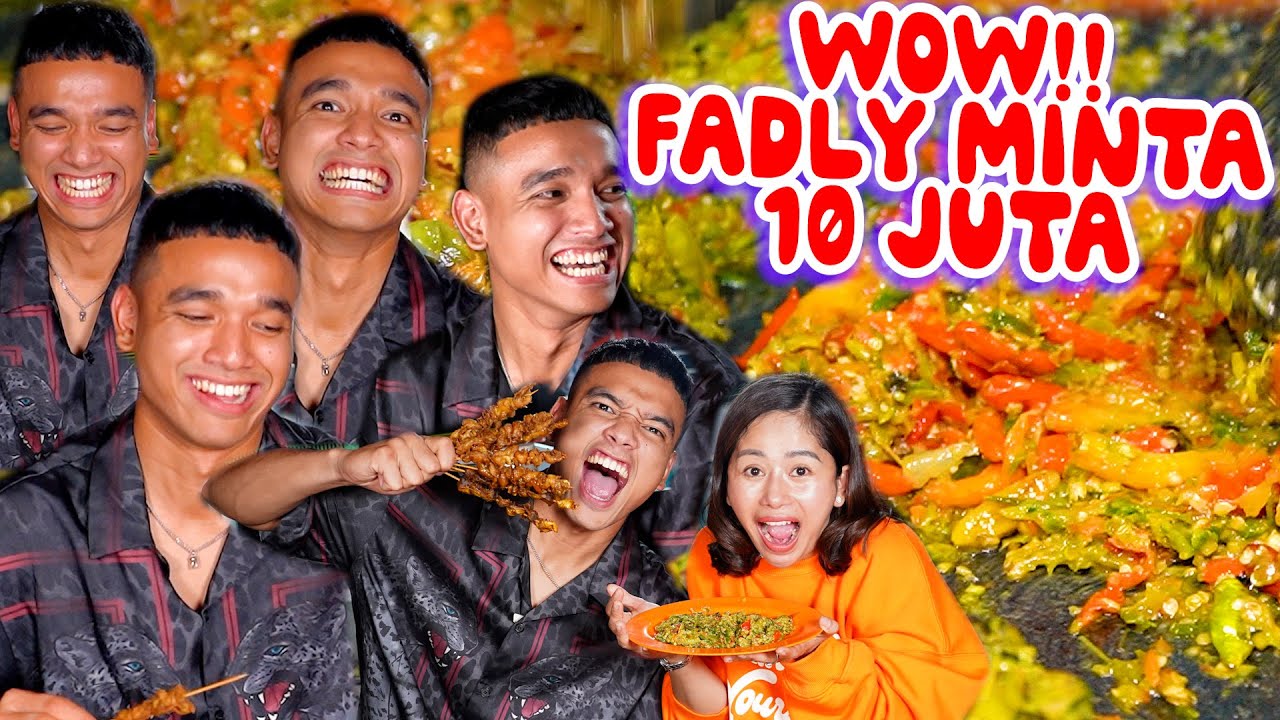 Sambil Ngakak Fadly Minta 10 Juta Ngabisin Sepiring Sambal Ke Omay