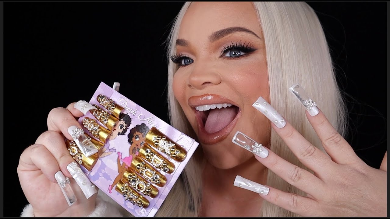Asmr Duck Nails Are Back New Press On Nails Youtube