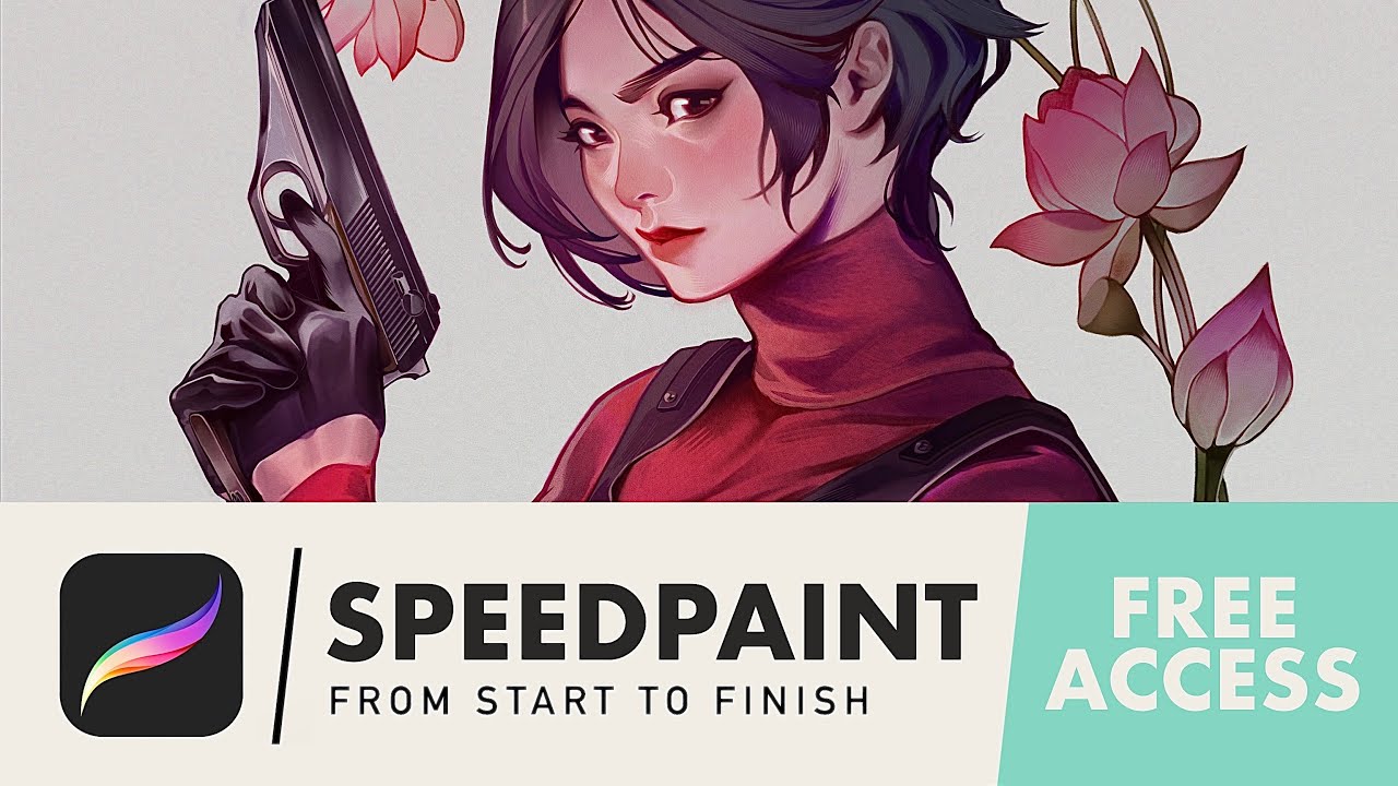 Procreate Speedpaint Ada Wong Resident Evil 4 Remake Youtube