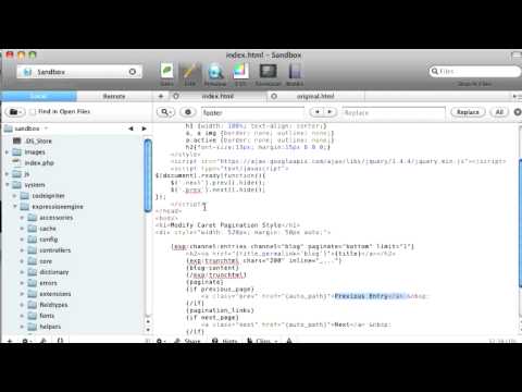 Eliminate Caret From Expression Engine Pagination Quick Ee Tutorial