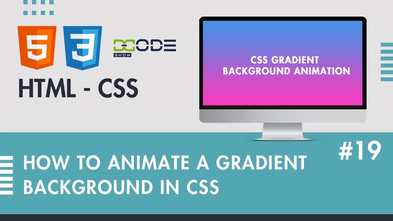 A Simple And Clean Gradient Background Animation Using Only Css Youtube