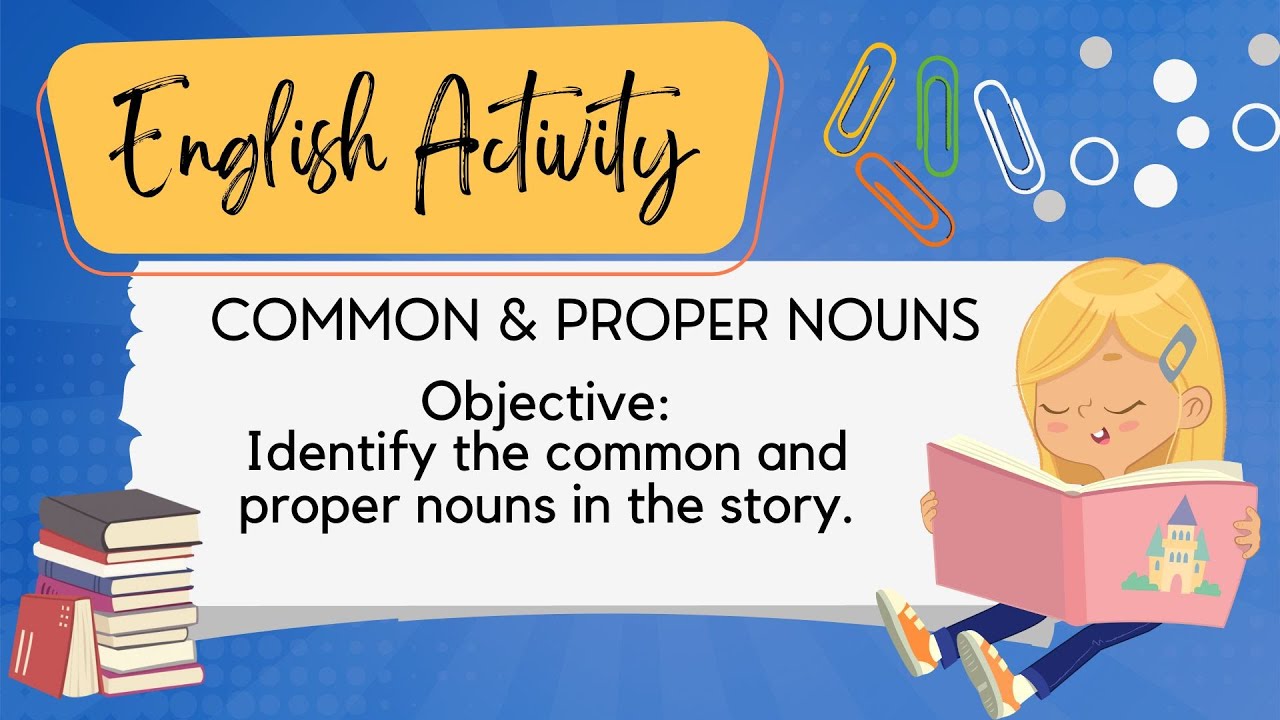 Common Nouns And Proper Nouns Activity Nounsforkids Englishactivities