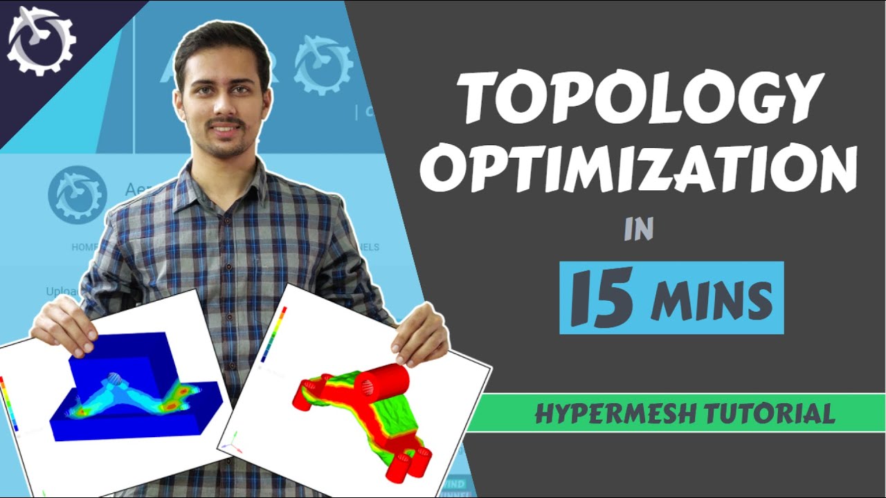 Topology Optimization Using Hypermesh Optistruct Tutorial Youtube