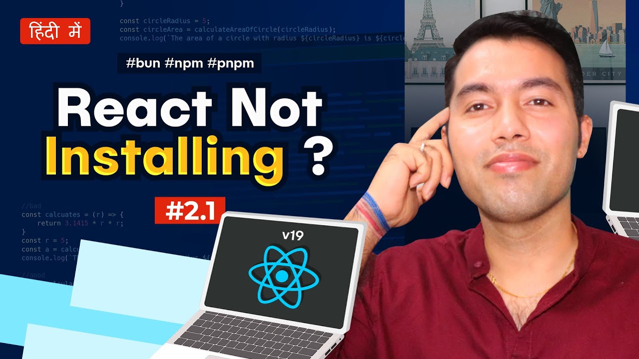 Solved React Js V19 Tutorial 2 1 ёясй Fixing React Installation Issue