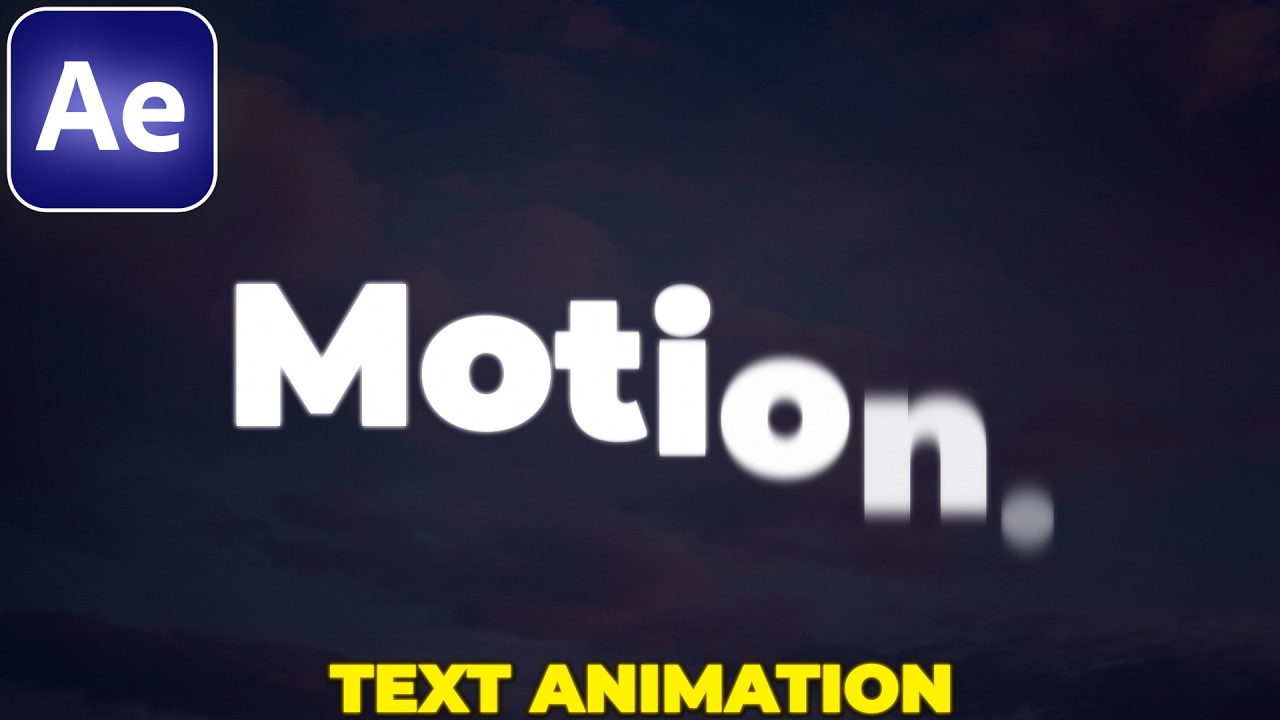 Smooth Text Animation In After Effects Youtube