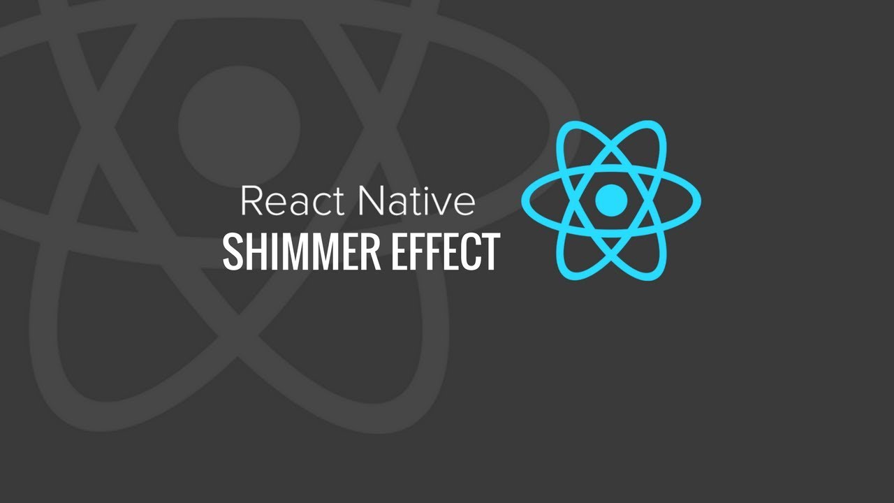 React Native Shimmer Effect Youtube