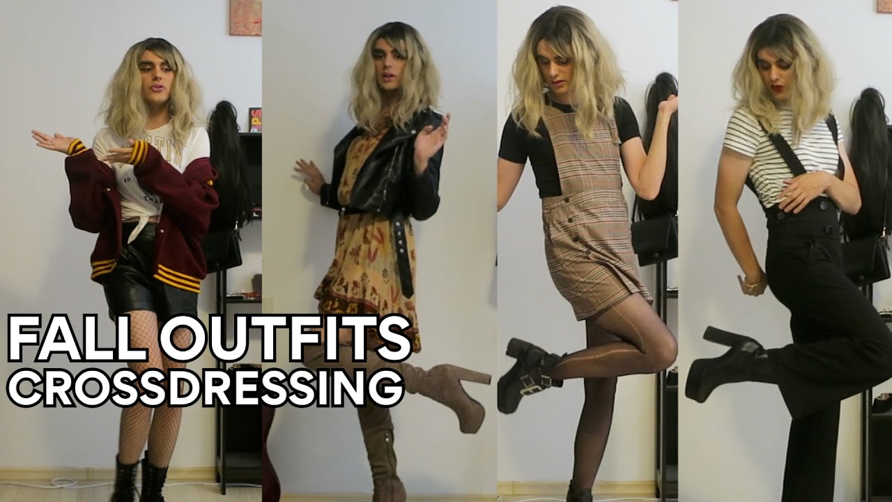 Crossdressing Fall Outfits Try On Haul Crossdresser Femboy Youtube