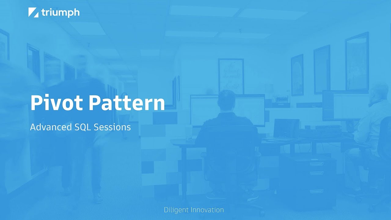 Pivot Pattern Advanced Sql Sessions Youtube
