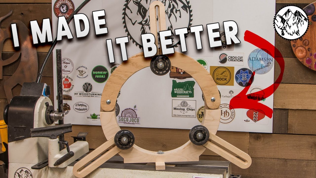 Woodworking Steady Rest Version 2 0 Youtube
