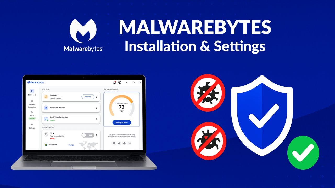 Malwarebytes Installation And Settings Youtube