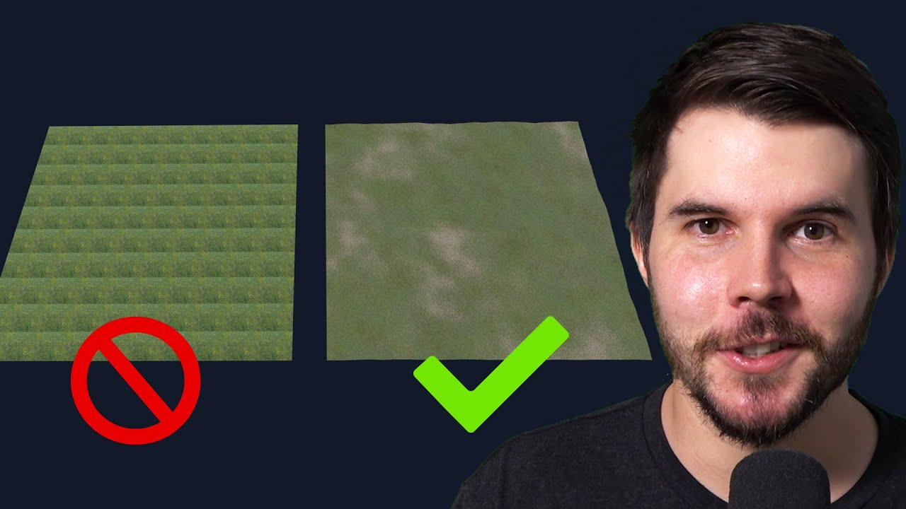 How To Tile A Texture Without Repetition Blender Tutorial Youtube