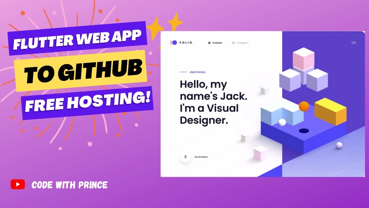 How To Publish Flutter Web App To Github Pages Youtube