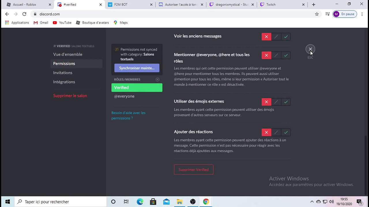 Verification Discord Bot Manualose