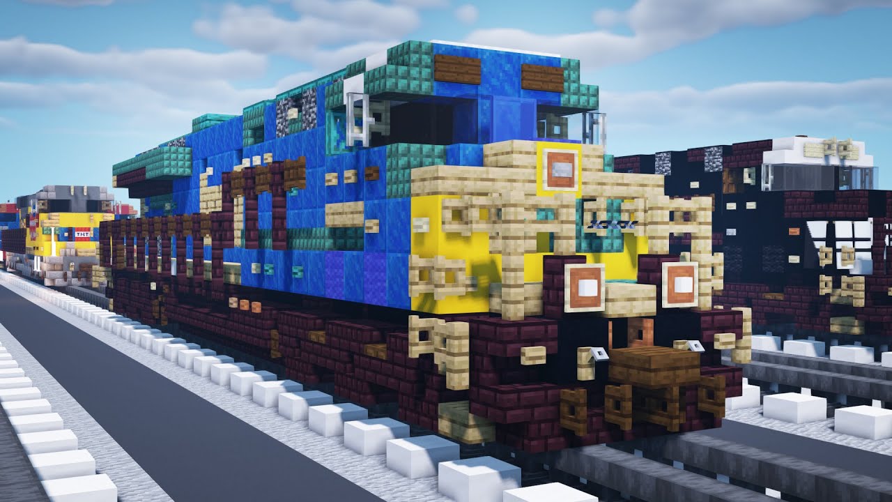 Minecraft Csx Et44ah Tier 4 Gevo Train Tutorial Old Youtube