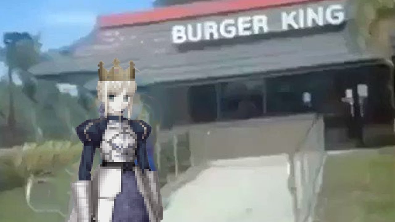 Saber At Burger King Youtube