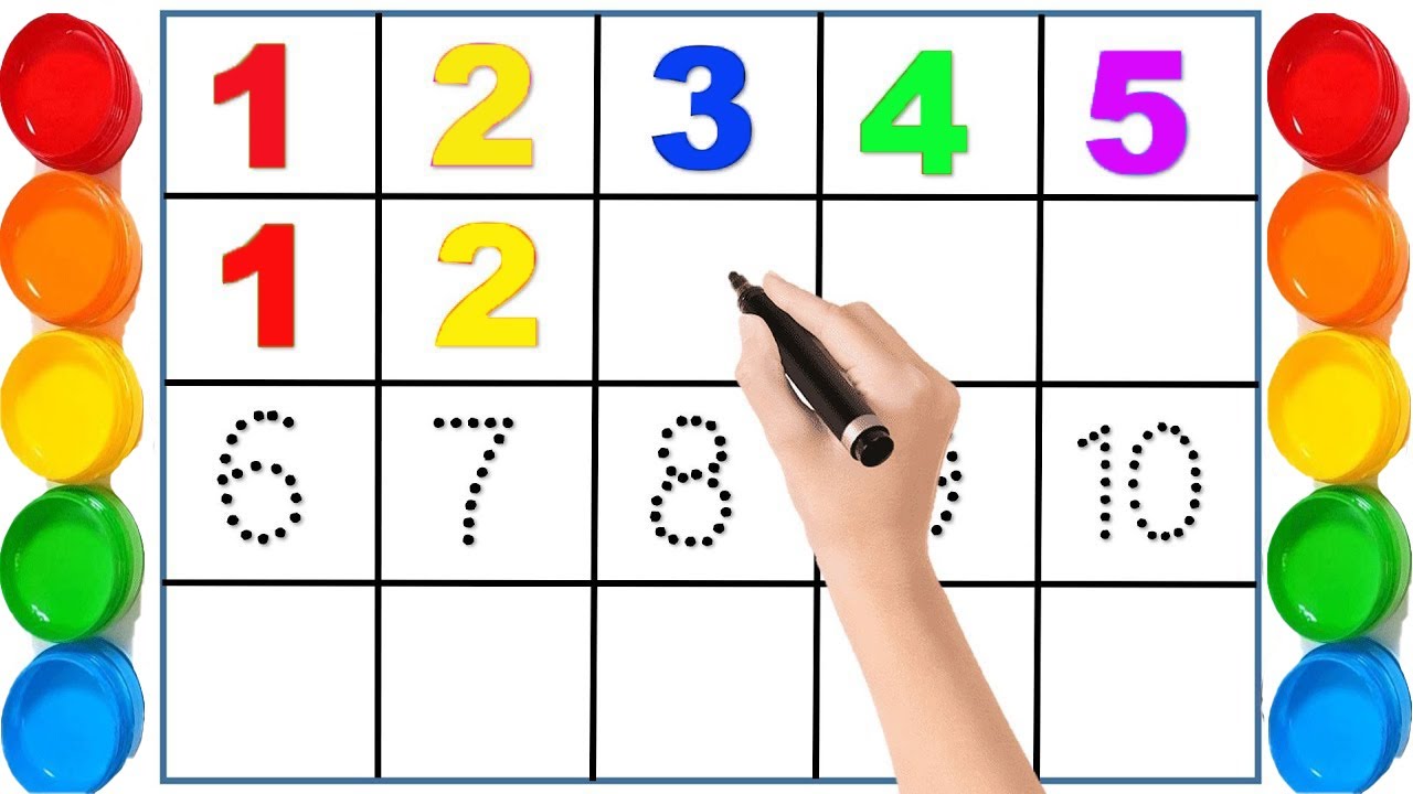 Learning Numbers Toddler Learning Video One Two Three Four Counting