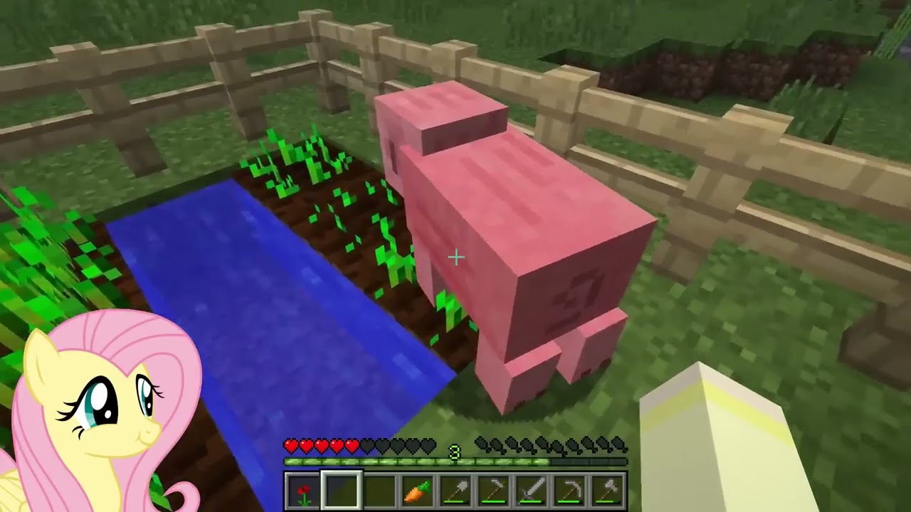 Breaadd Fluttershy Plays Minecraft Episode 2 Youtube