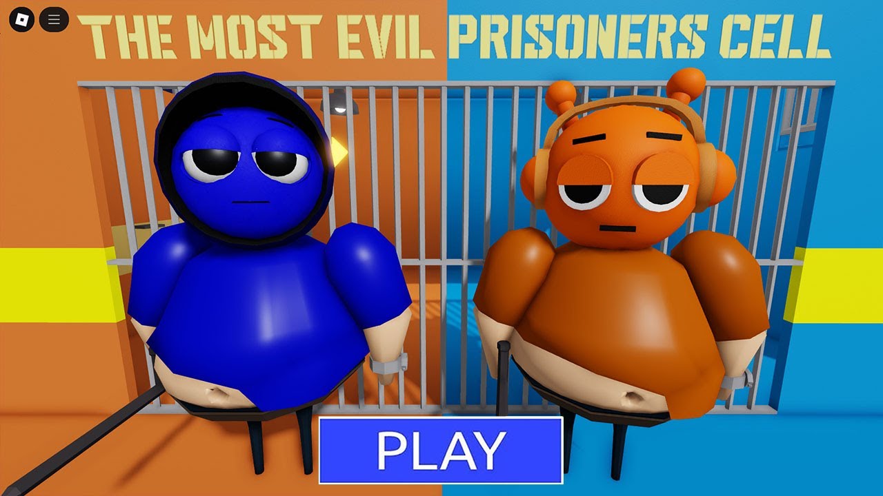 Blue Sprunki Vs Oren Sprunki Barry S Prison Run New Sprunki Game