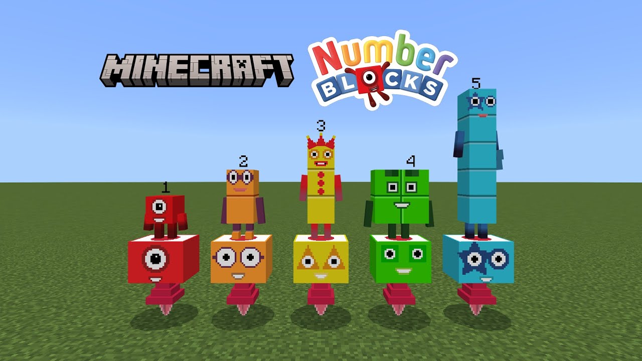 Numberblocks Minecraft Addon 1 6 3 Update Youtube
