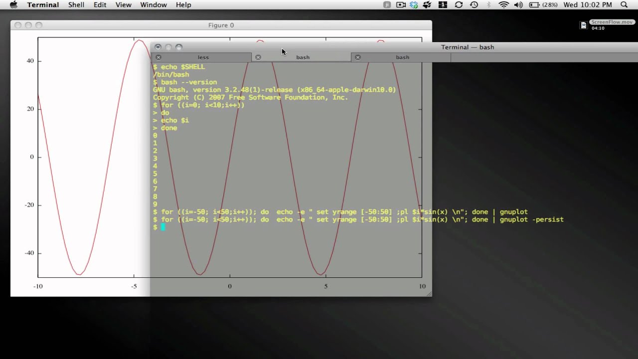 Gnuplot Tutorial Part 03 Animations With Gnuplot Youtube