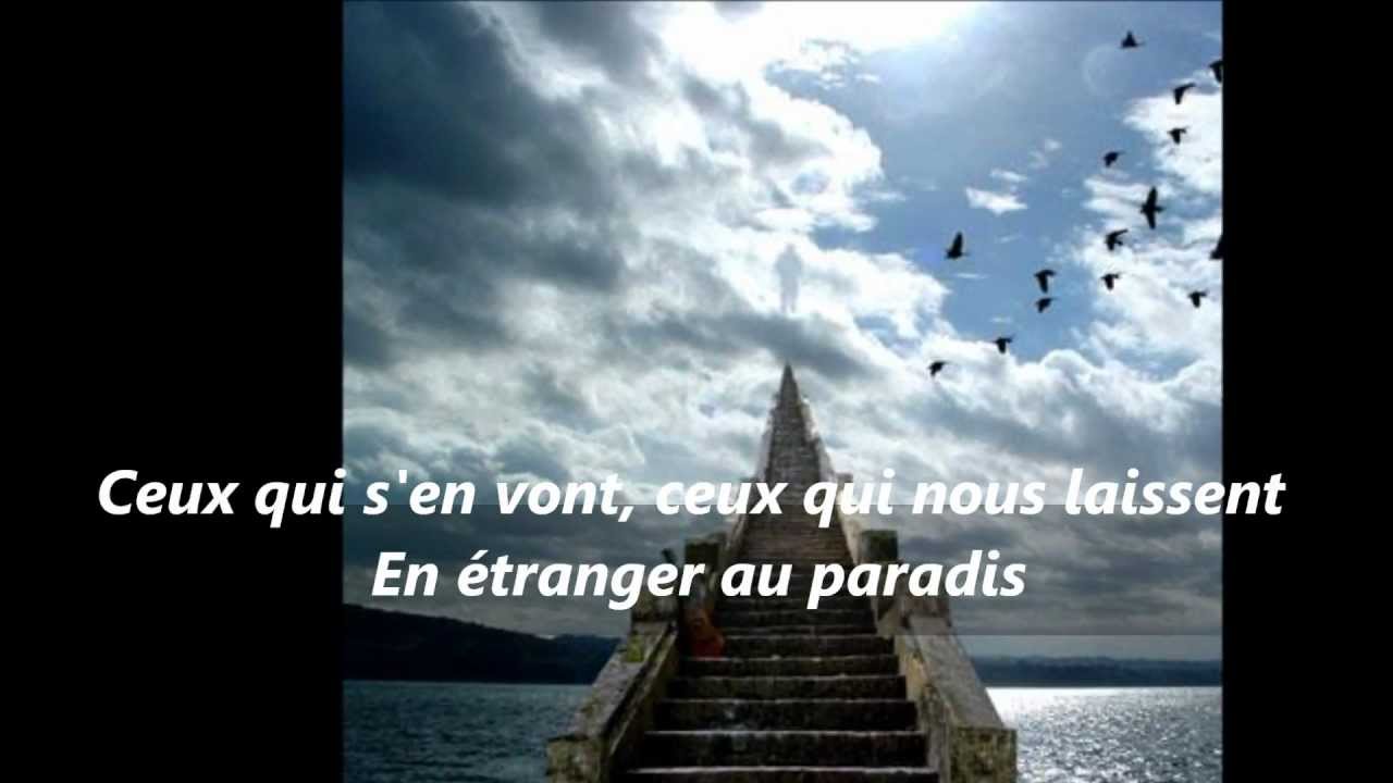 Ceux Qui S En Vont Ginette Reno Wmv Youtube