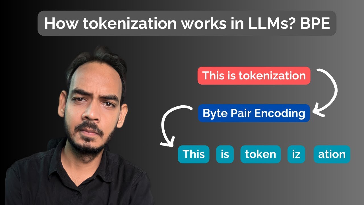 How Tokenization Works In Llms Exploring Byte Pair Encoding Youtube