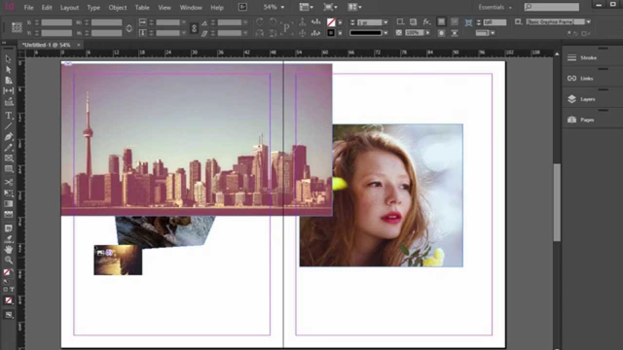 Placing And Formatting Images In Indesign Tutorial Youtube