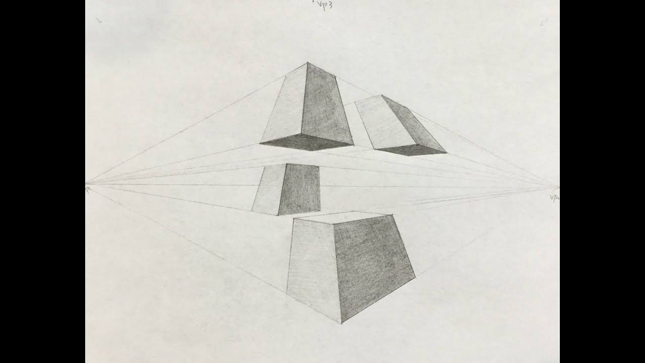 How To Draw A Box In 3 Point Perspective At David Jasmin Blog