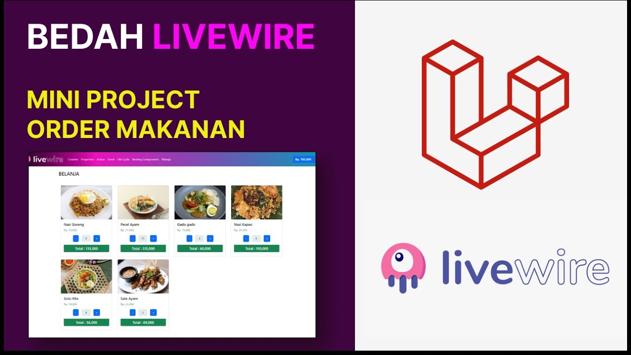Pengenalan Livewire Part 1 Youtube